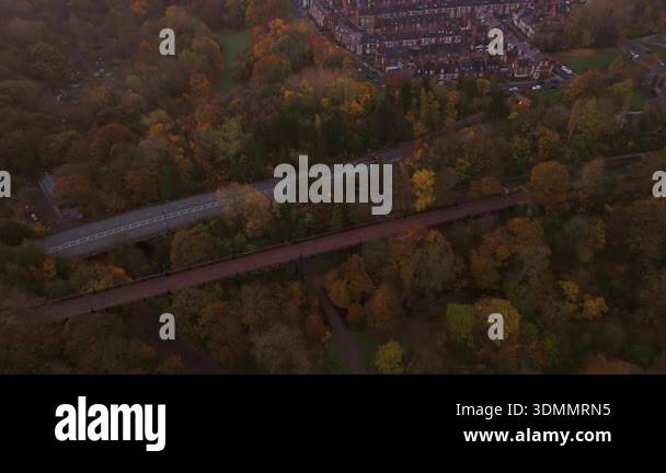 Newcastle upon Tyne UK: 9th Nov 2025: Drone view of Newcastle Jesmond ...