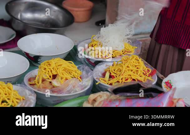 Traditional indonesian jajanan street food Stock Videos & Footage - HD ...