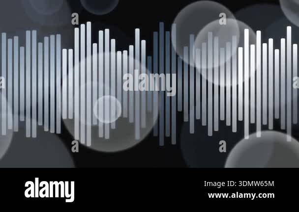 Sound wave visualization representing digital Stock Videos & Footage ...