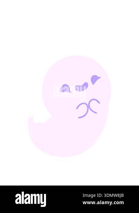 stretching up animation of cheerful halloween ghost Stock Video Footage ...