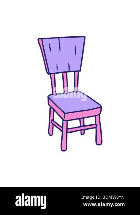 pixelize effect animation of hand drawn cartoon doodle of a wooden ...