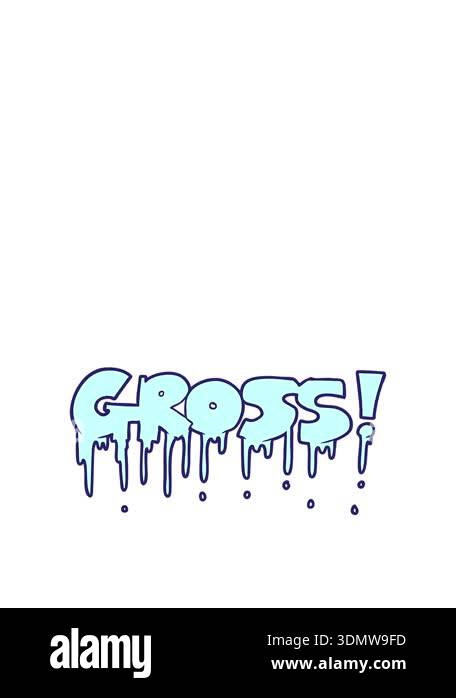 Cartoon gross symbol Stock Videos & Footage - HD and 4K Video Clips - Alamy
