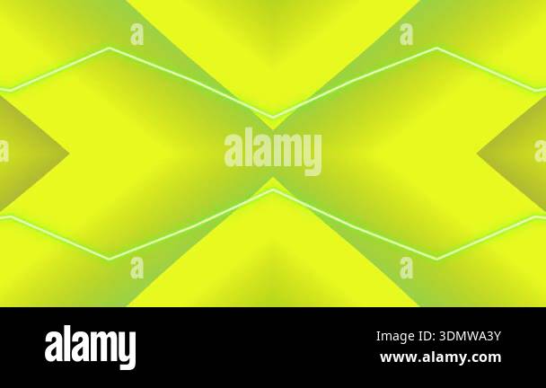 Bright yellow abstract geometric pattern with dynamic shapes and ...