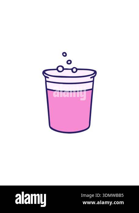 starburst effect animation of hand drawn quirky cartoon glass of beer ...