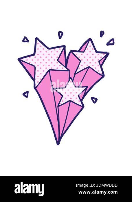 shaking motion animation of shooting stars drawing Stock Video Footage ...