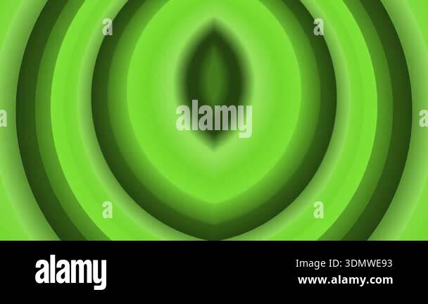 Bright green circles with gradient shading and symmetry create a ...