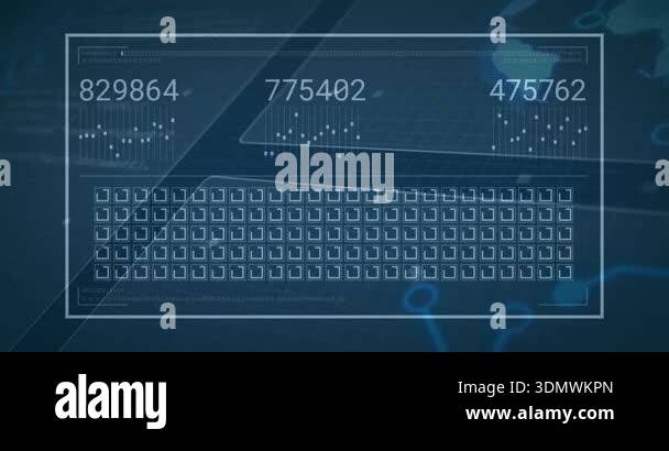 Overlay appearing starting visualizing data, updating numbers and ...