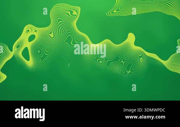 Modern Green Fluid Line Art Animation for Fresh Design Stock Video ...
