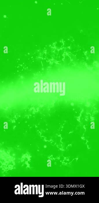 Green energy power blast background with electric spark particles Stock ...