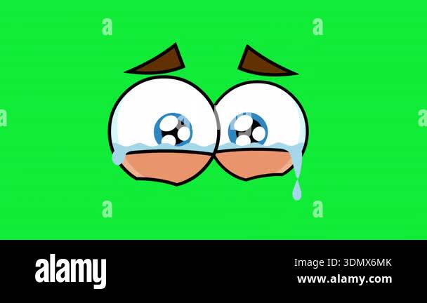 Sad crying cartoon character eyes Stock Videos & Footage - HD and 4K ...