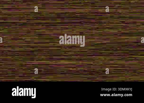 Abstract background of old TV CRT noise with horizontal scan lines ...