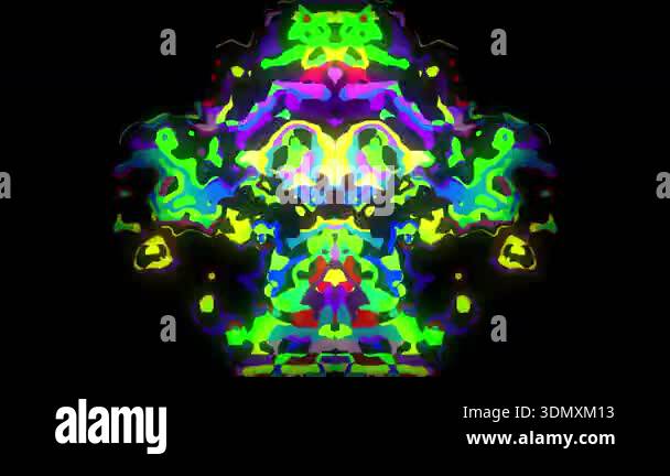 Vibrant overlay background with smooth colorful reveal animation Stock ...