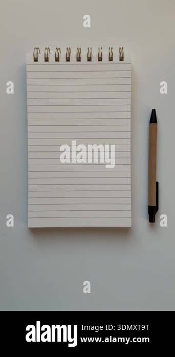 Empty writing pad pen Stock Videos & Footage - HD and 4K Video Clips ...