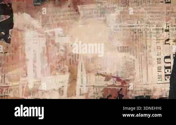 Beige grunge collage paper texture, distressed vintage poster ...
