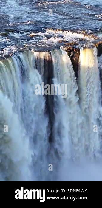 Scenic Water Fall At Victoria Falls In Matabeleland North Zimbabwe ...