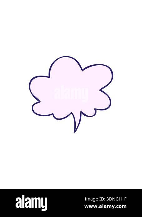 sales flash animation of cartoon speech bubble with speech bubble Stock ...