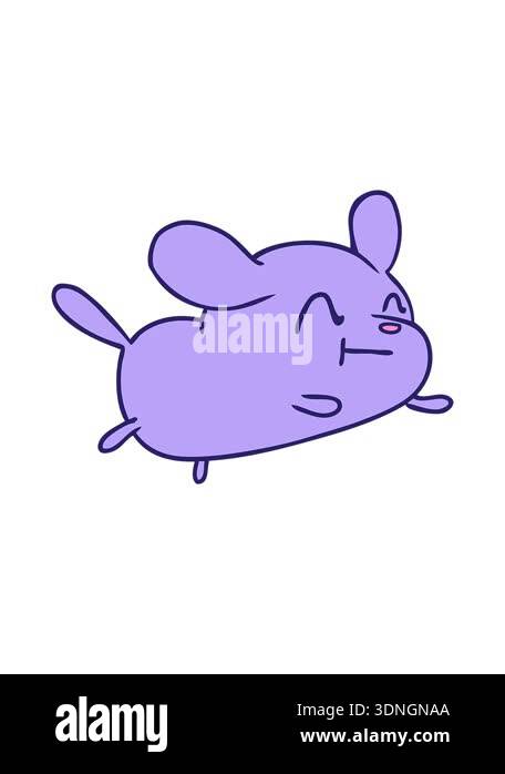 bobbing motion animation of cartoon illustration kawaii cute dog Stock ...