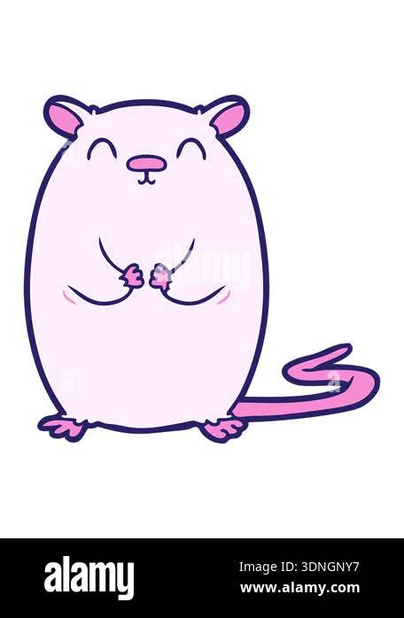 shaking motion animation of cartoon mouse Stock Video Footage - Alamy