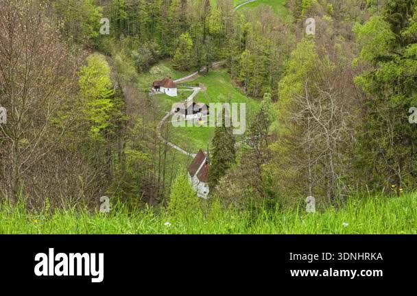 Time lapse, a small Catholic chapel dedicated to Saint Nicholas of Flue ...
