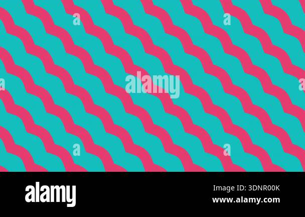 Retro animated lines wave background in colors with 80s-90s synthwave ...