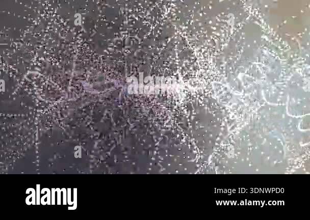 Soft abstract particle swirl dotted motion background with gradient ...
