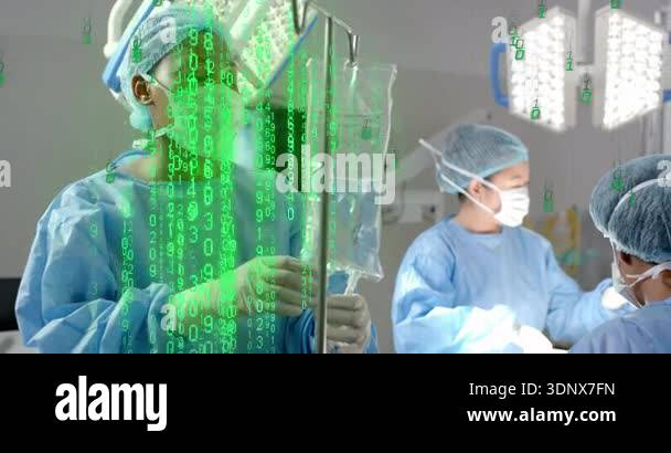 Surgical nurse entering with IV in OR, adjusting clamp causing code ...