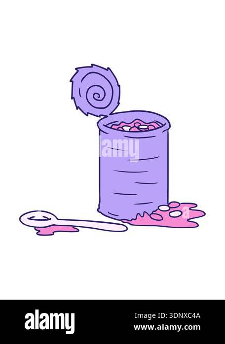 shine light effect animation of hand drawn cartoon doodle of an opened ...