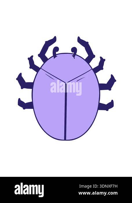 vibrating motion animation of giant bug cartoon Stock Video Footage - Alamy