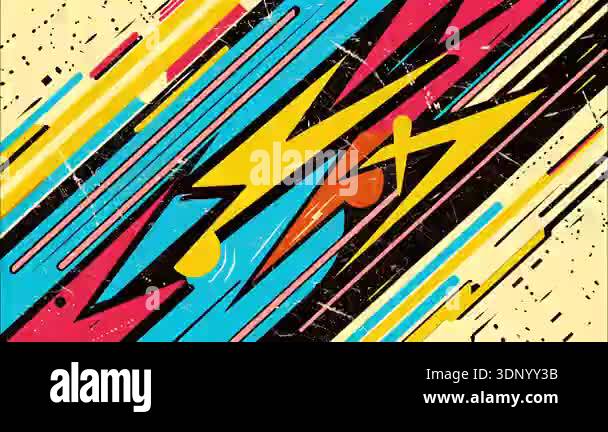 Comic book outline pop art Stock Videos & Footage - HD and 4K Video ...