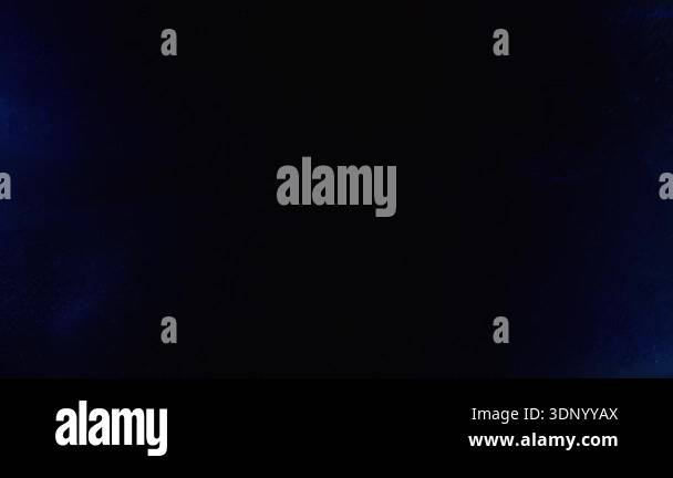 Dark analog film overlay with subtle blue tint, fine dust and noise ...