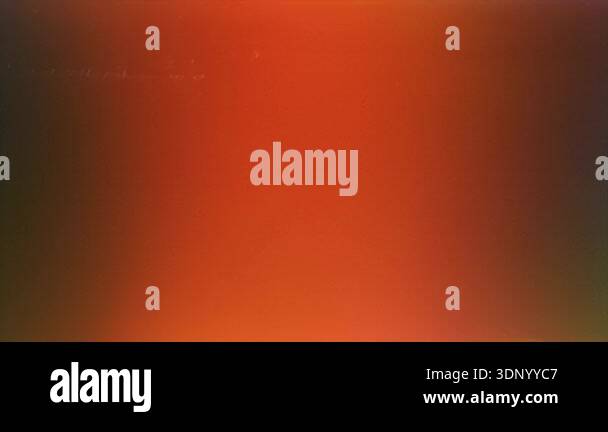 Warm orange analog film overlay with soft gradient glow, vintage light ...