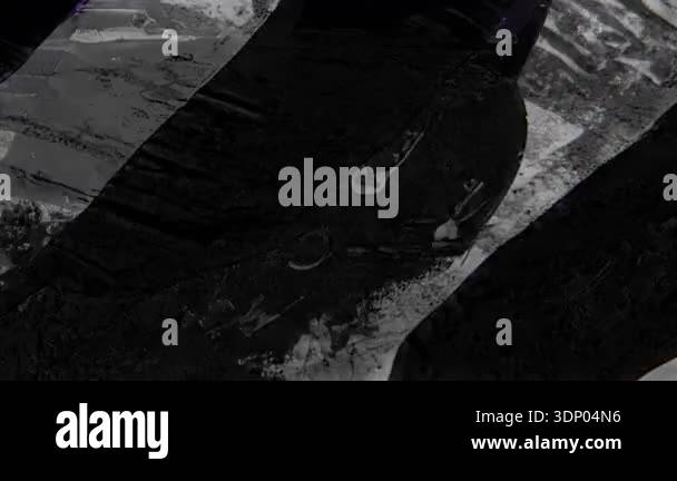 Black grunge abstract background, rough analog surface texture ...