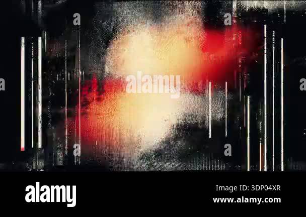 Red light burst glitch background, vertical distortion lines, grunge ...