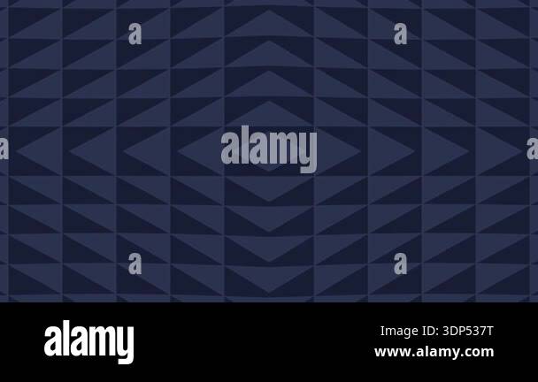 Symmetrical Navy Blue Geometric Background with Shifting Triangle Mesh ...