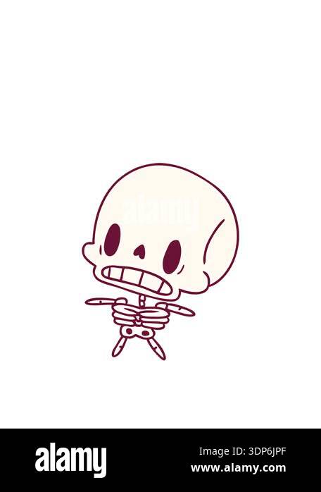 rise and float animation of cartoon illustration kawaii cute dead ...