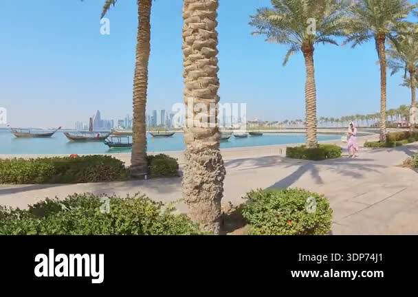 Doha, Qatar - 16th january, 2026: editorial Doha MIA Park Corniche ...