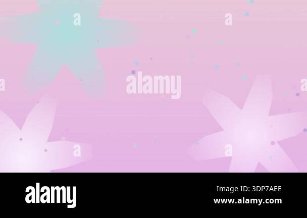soft pastel pink background with delicate star shapes and gentle ...