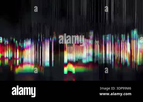 Dark vertical glitch lines background, RGB spectrum distortion texture ...