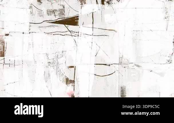 White grunge paper texture with red vertical stains, distressed ...