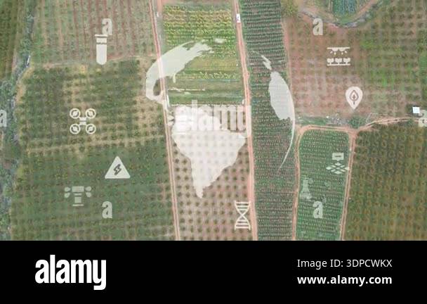 agriculture smart farming technology - industry 4.0.Concept of ...