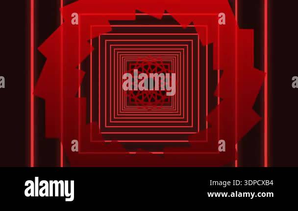 Digital animation of square shapes in motion square motion against ...