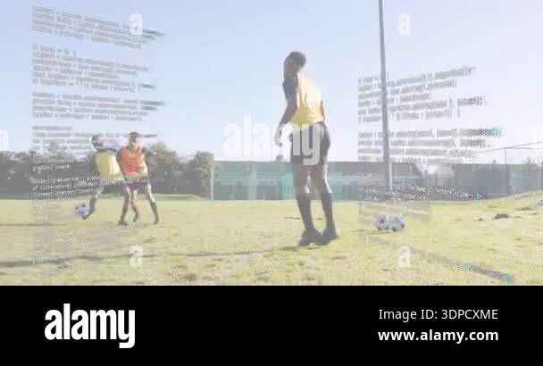 Throw-in specialist glancing at teammates, executing overhead throw to ...