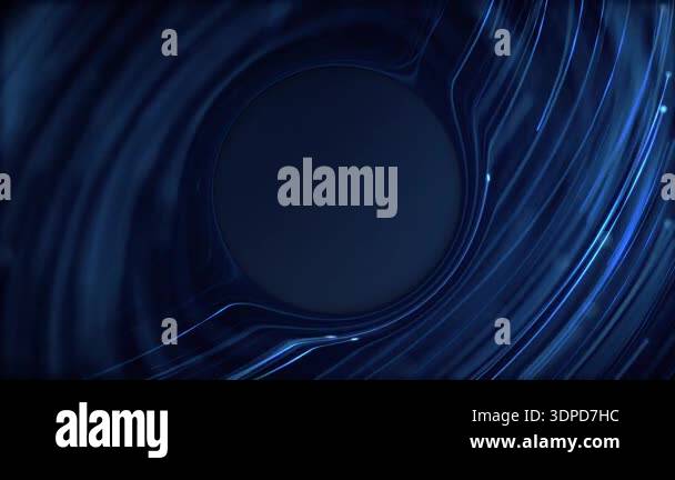 Digital data stream motion background animation with fast moving blue ...