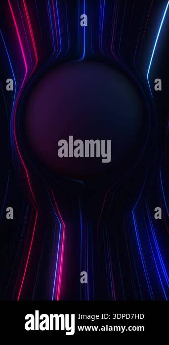 Trendy gaming technology background with glowing pink and blue neon ...