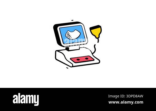Ultrasound Machine animated icon for Medical Imaging and Diagnosis ...