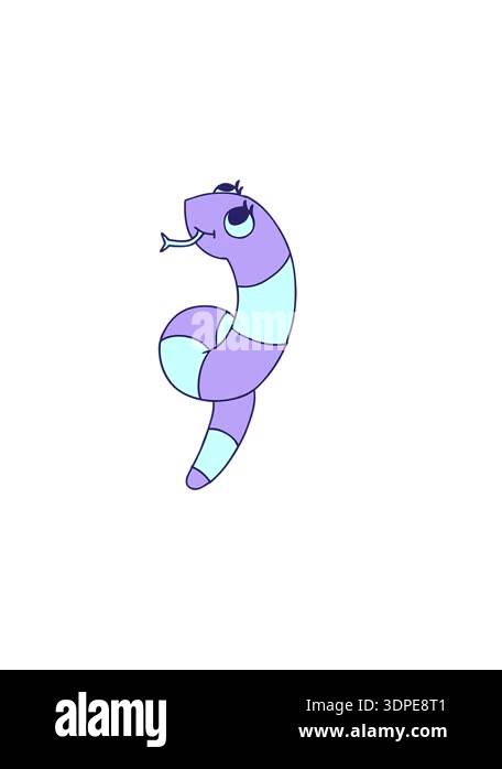 horizontally vibrating animation of cartoon illustration kawaii of a ...