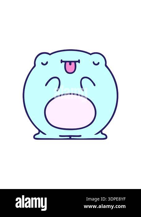 spinning motion animation of cartoon of cute frog Stock Video Footage ...
