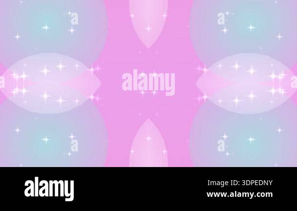 A seamless looping animation featuring soft pastel colors like pink and ...