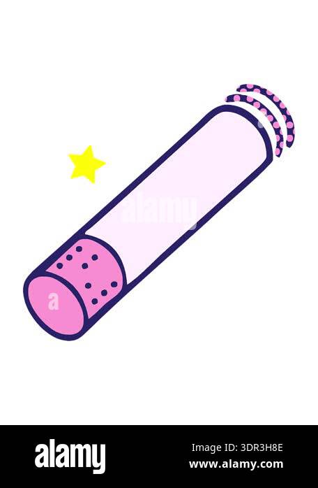 twinkling stars effect animation of comic book style cartoon of a ...