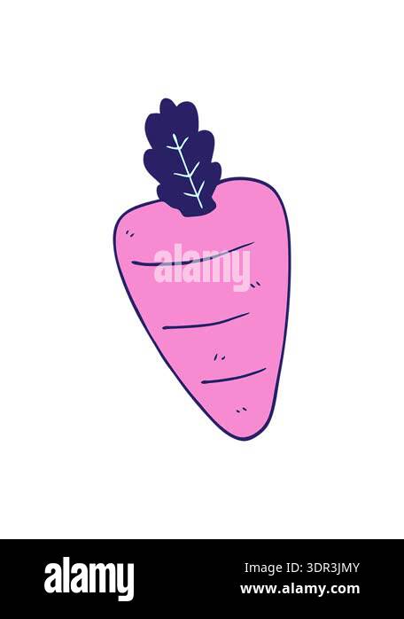 shaking motion animation of a cartoon carrot Stock Video Footage - Alamy